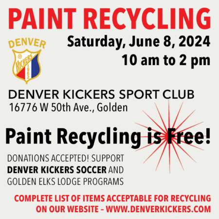 Paint Recycling at the Denver Kickers June 8 - Denver Kickers Sport ...